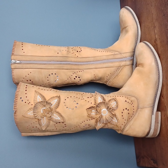 Shoes | Boho Leather Boots | Poshmark